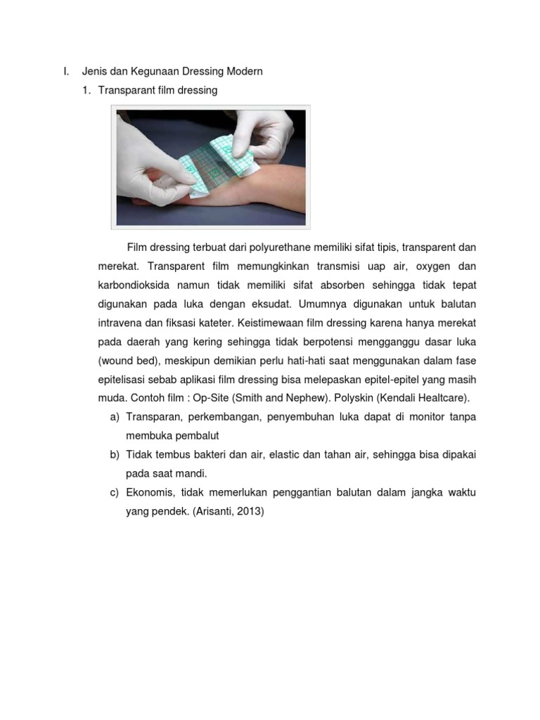 C. Jenis Dan Kegunaan Dressing Modern | PDF