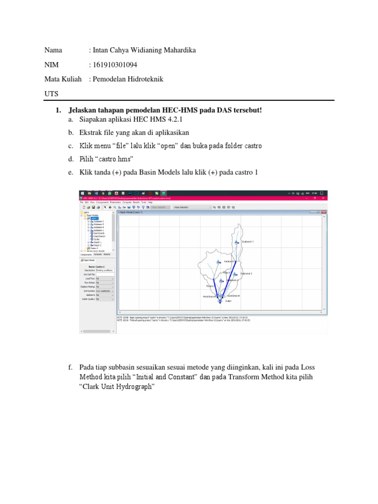 Model Banjir Hec-Hms | PDF