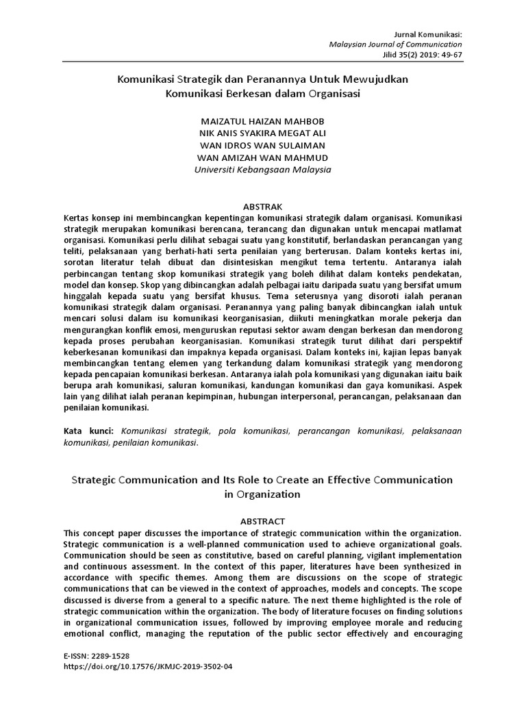Rujukan Assignment Komunikasi | PDF