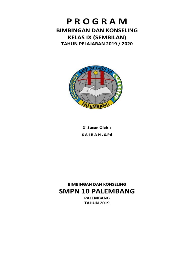 Contoh Program BK SMP Kelas 9 | PDF
