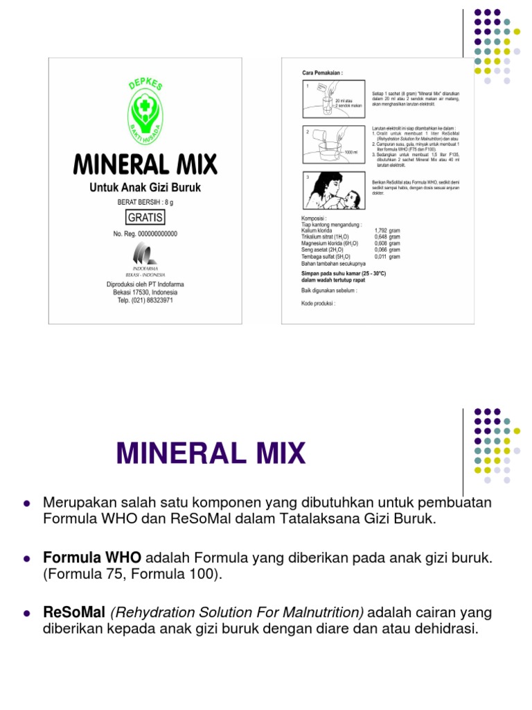 Mineral Mix untuk Gizi Buruk Anak | PDF | Kesehatan Holistik