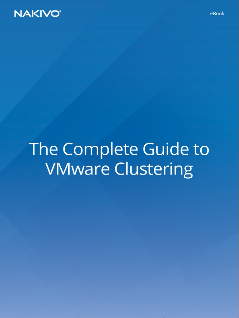 Vmware Cluster | PDF | Computer Cluster | Virtual Machine