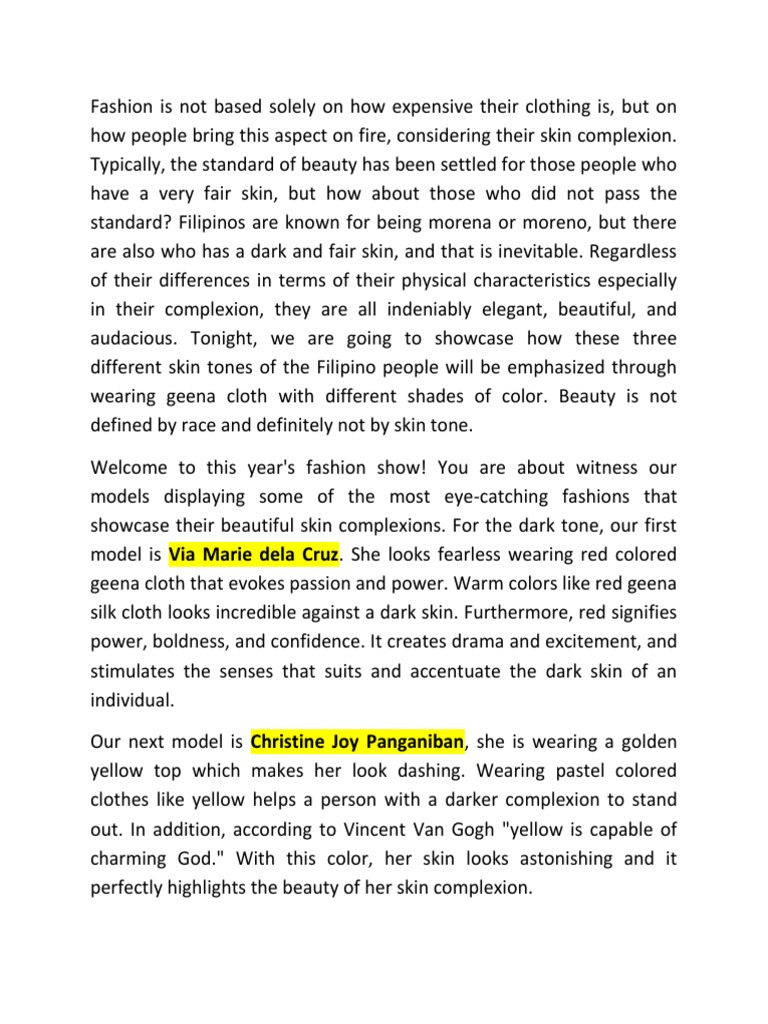 Fashion Script 1 | PDF | Brown | Green