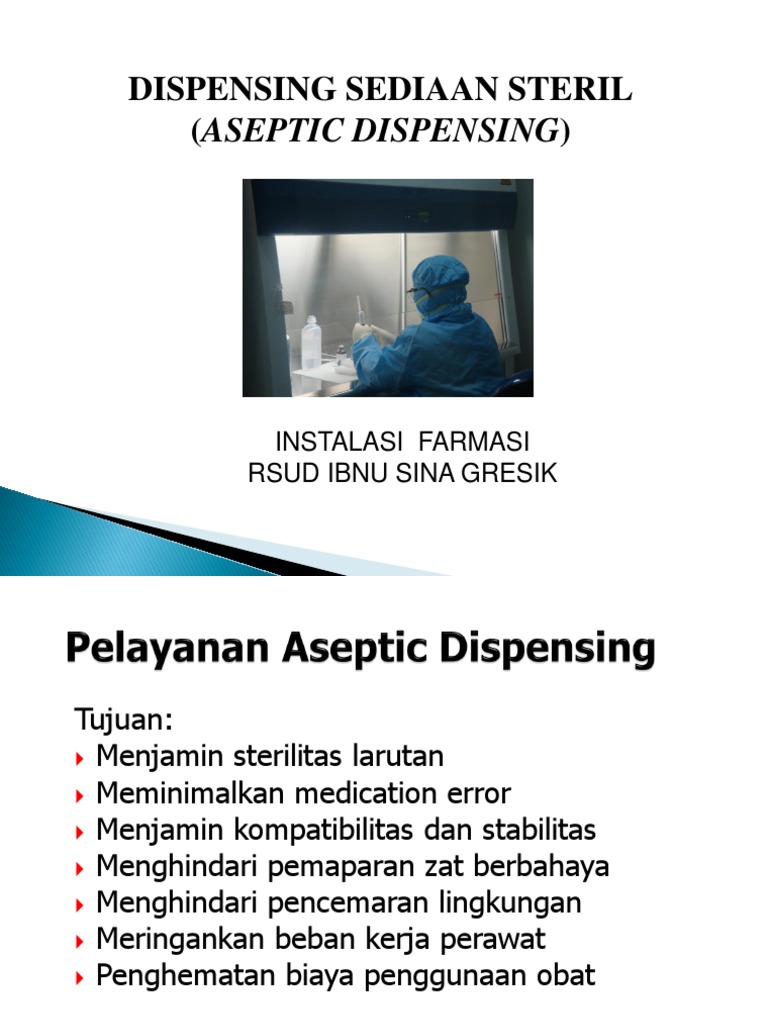 Aseptik Dispensing Sediaan Steril | PDF | Pengembangan Diri | Sains & Matematika