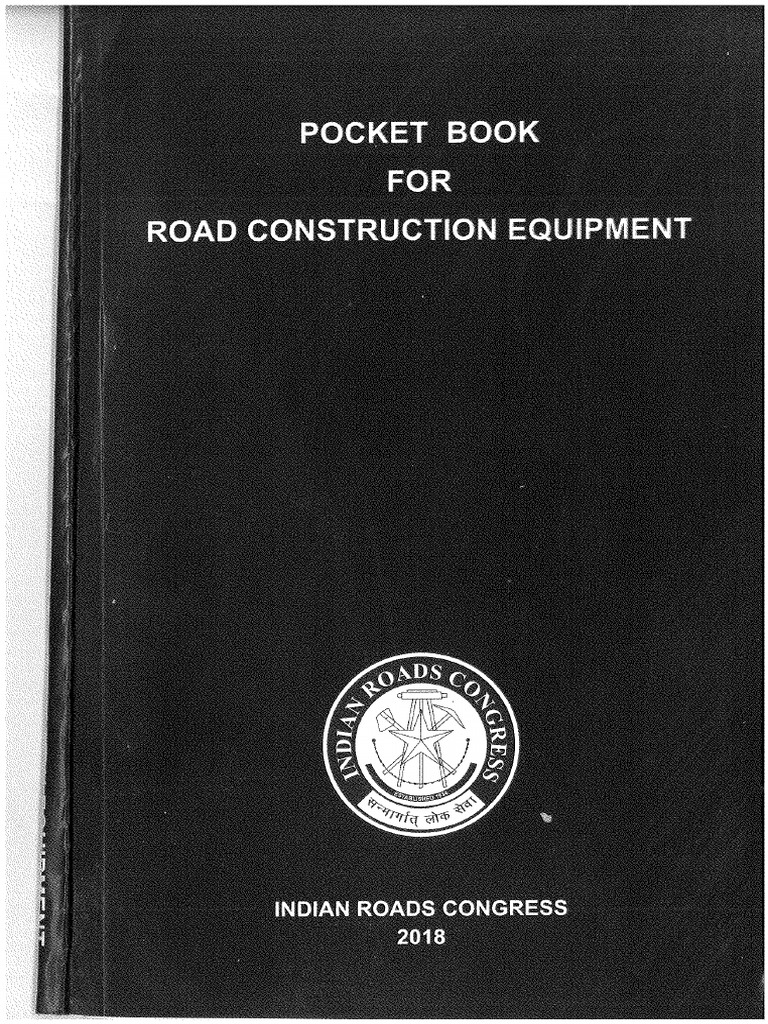 Pocket Book For Road Contruction Equipment | PDF