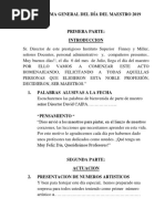 Programa Día Del Maestro | PDF