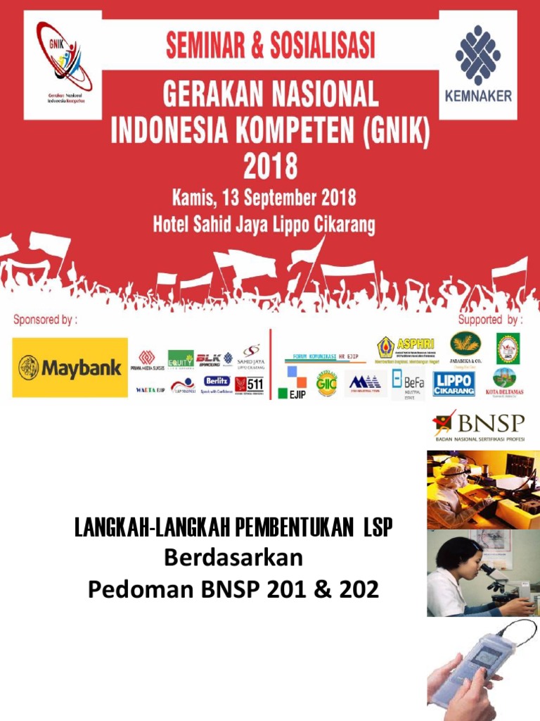 4 Bnsp. Langkah-Langkah Mendirikan LSP | PDF
