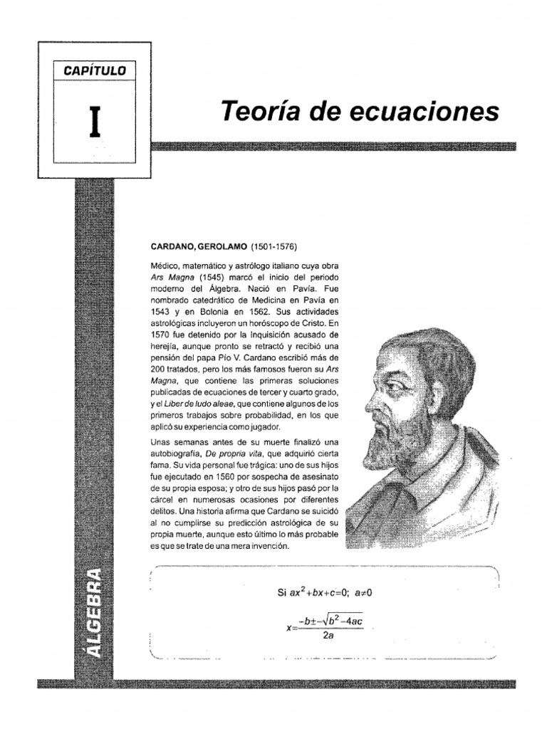 álgebra Ii Lumbreras Pdf Pdf