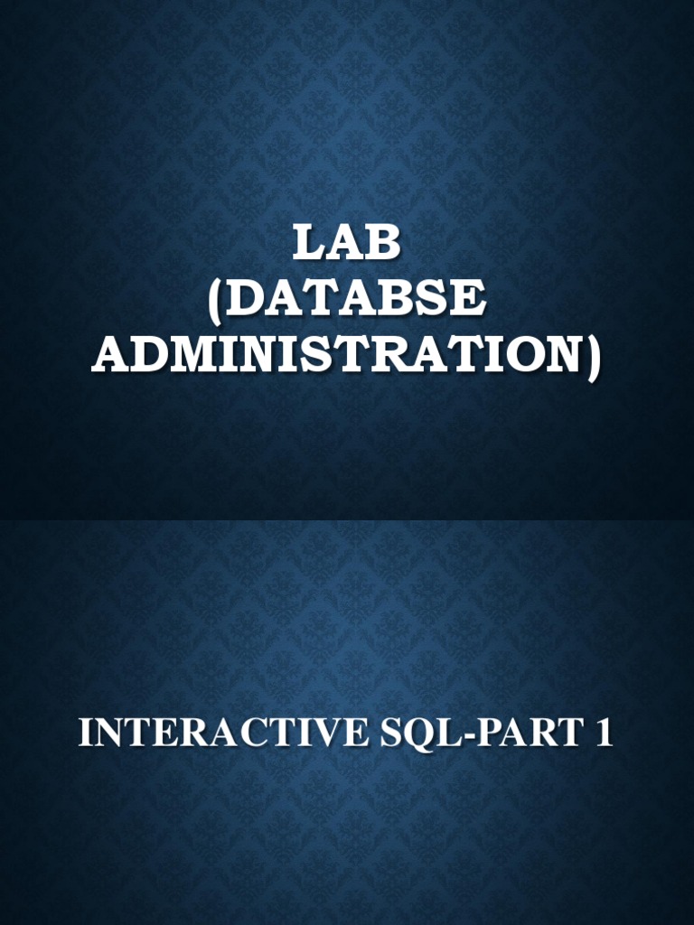 Lab 2 | PDF | Data Management | Databases