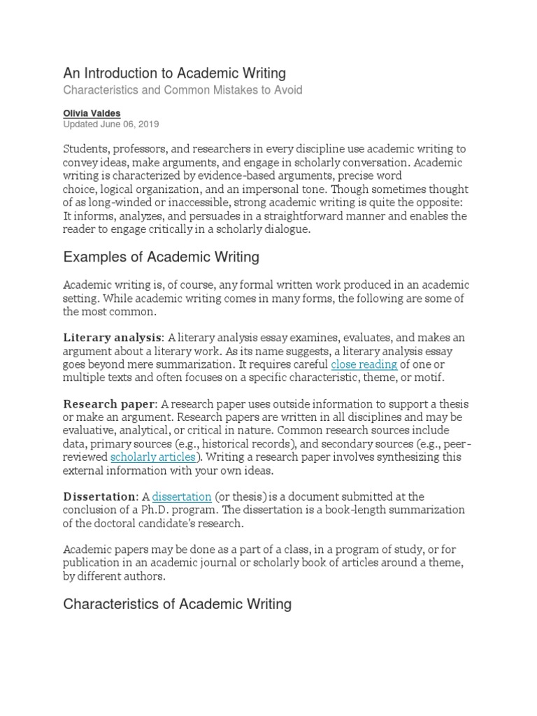 An Introduction To Academic Writing | PDF | Essays | Thesis