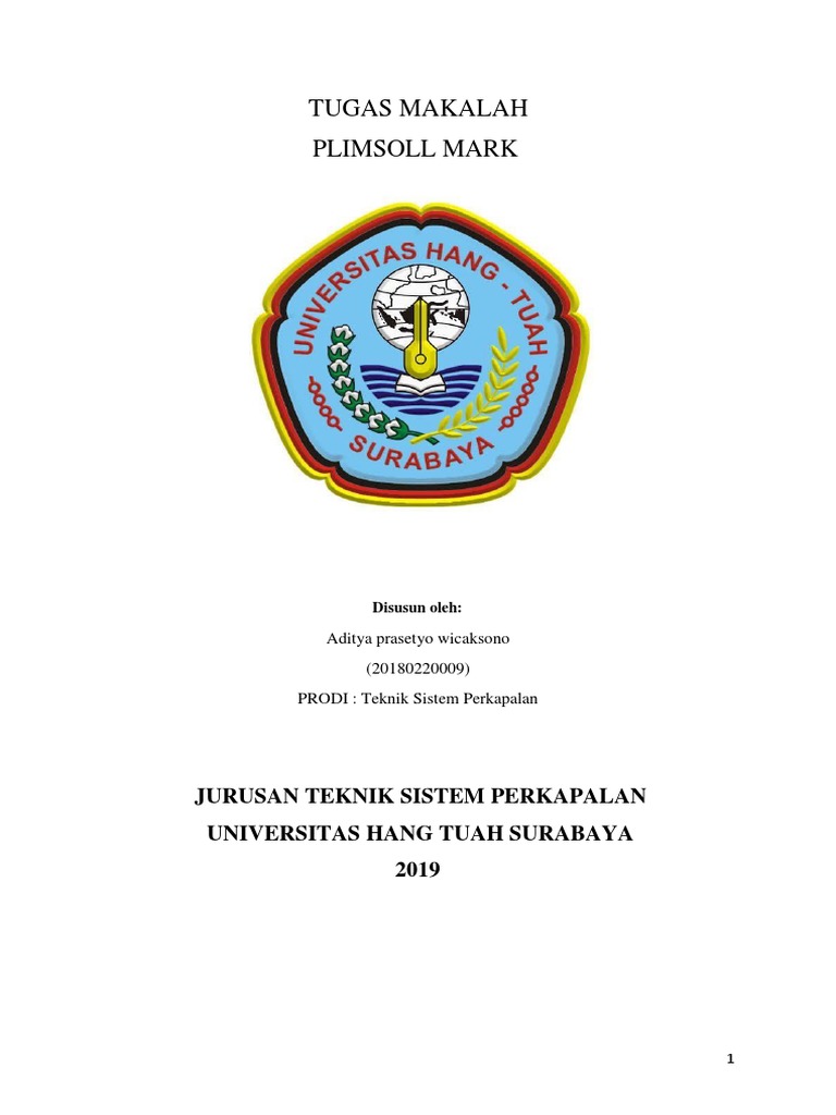Plimsoll Mark: Sejarah dan Standar | PDF | Sains & Matematika | Teknologi & Rekayasa