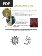 Alamat NG Araw, Buwan at Mga Bituin | PDF