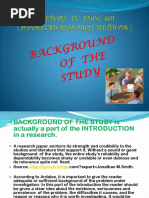 Writing the Background of Study | PDF | Academic Publishing ...