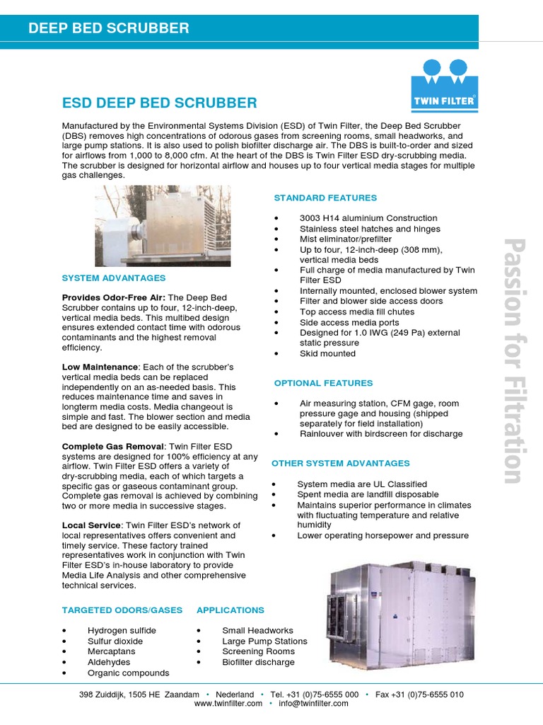 Deep Bed Scrubber | PDF | Electrostatic Discharge | Gases