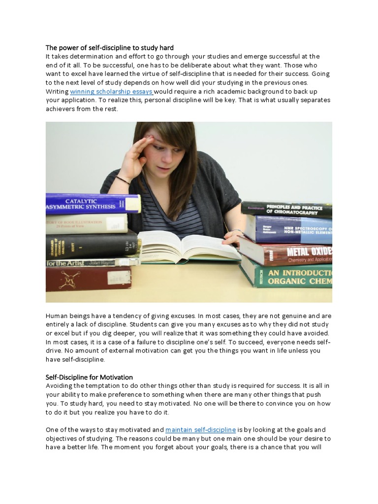 Power of Self-Discipline in Studies | PDF | Disciplines | Motivation