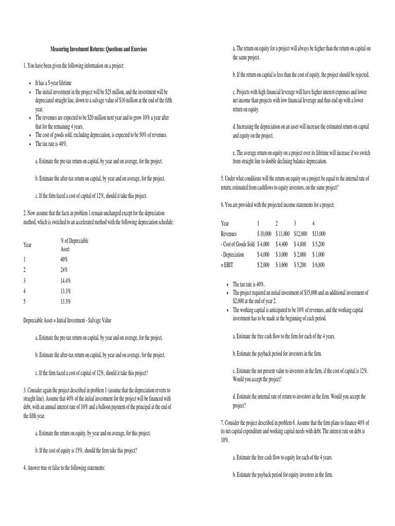 measuring-investment-returns-pdf-internal-rate-of-return-depreciation