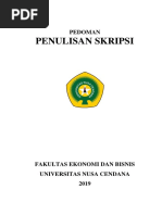 Pedoman Penulisan Sempro & Tugas Akhir Fakultas Ilmu Komunikasi 2024 | PDF