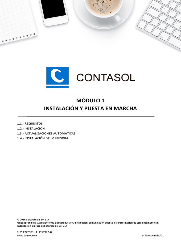 Manual Contasol 2016 | PDF | Usuario (informática) | Programa de ...