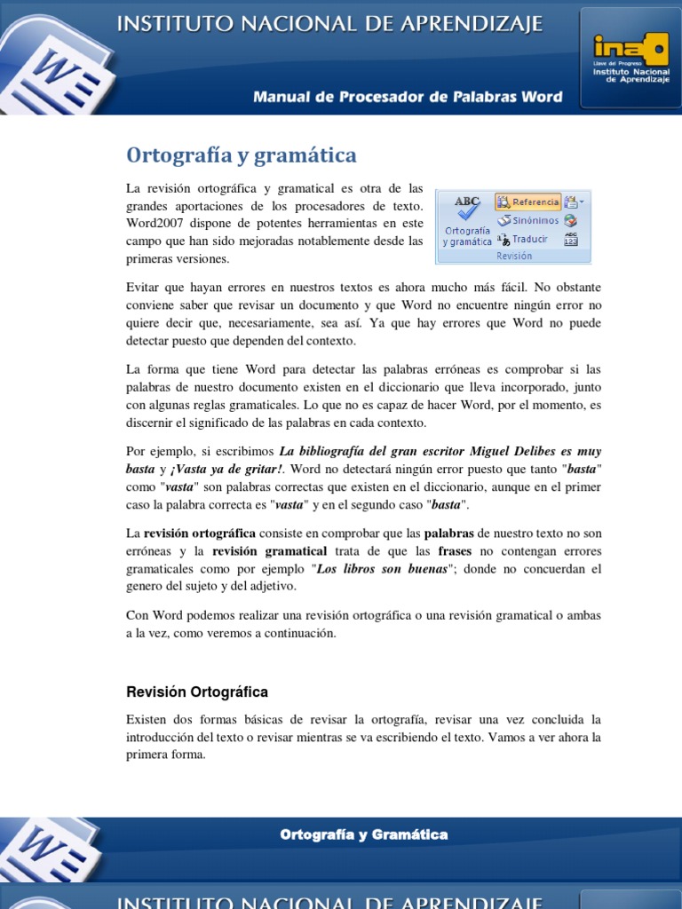 Ortografia y Gramatica | PDF | Point and Click | Ventana (informática)