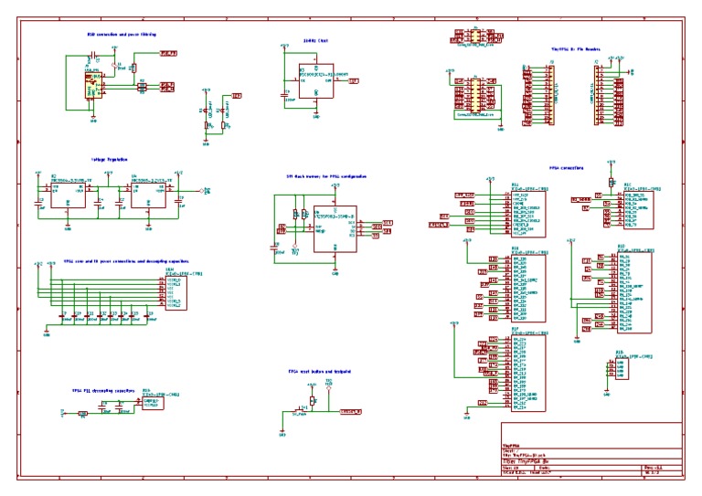 TinyFPGA BX Schematic PDF | PDF