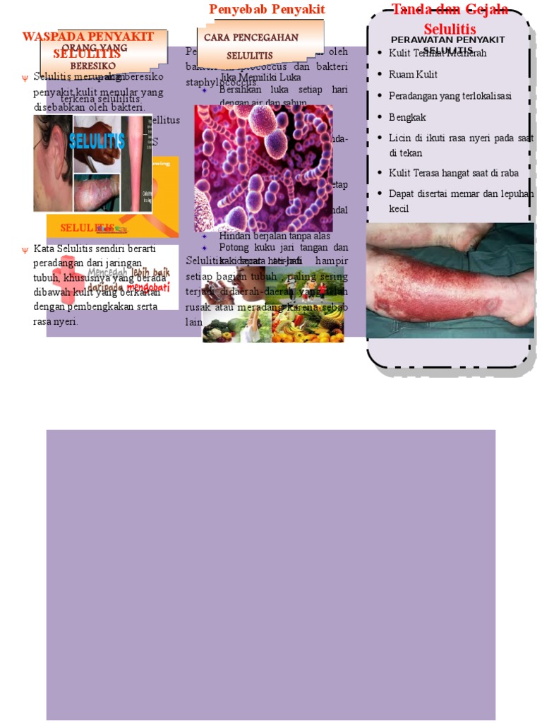 Leaflet Selulitis | PDF