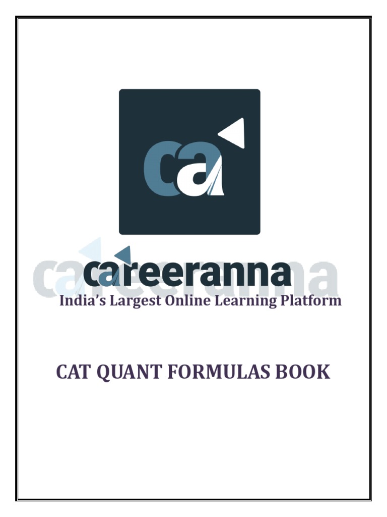 Formula Sheet | PDF | Fraction (Mathematics) | Numbers