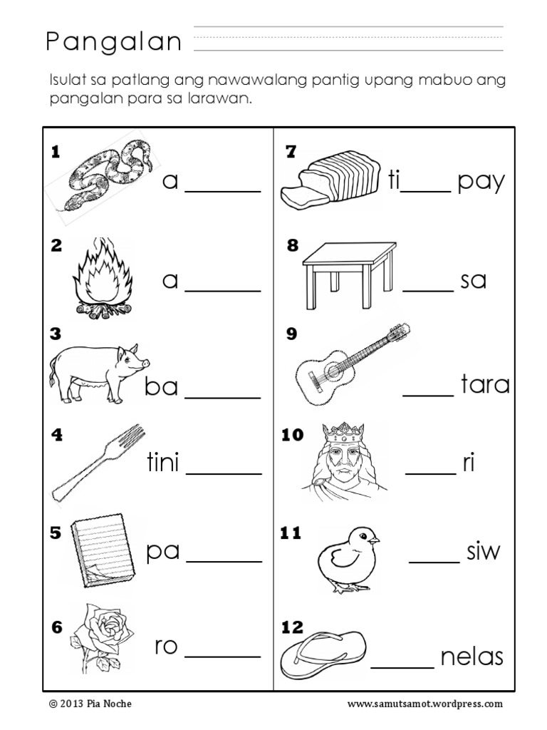 Isulat Ang Pantig - 4 1 PDF | PDF