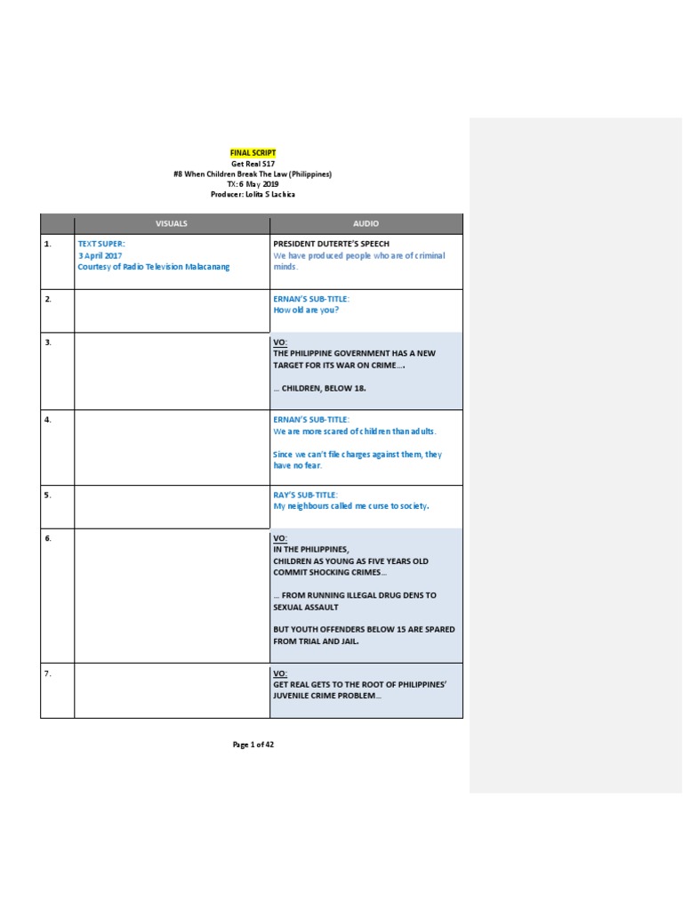 GR17 #8 When Children Break The Law | PDF | Crime & Violence | Crime ...