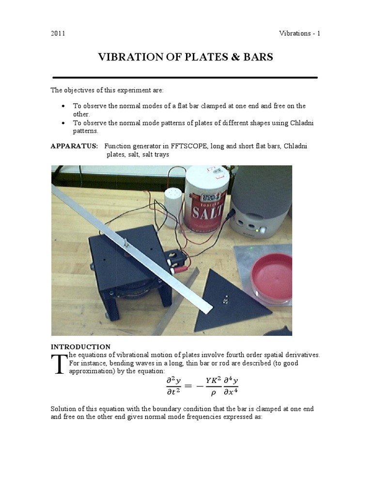 Vibration of Plates | PDF | Normal Mode | Mechanics