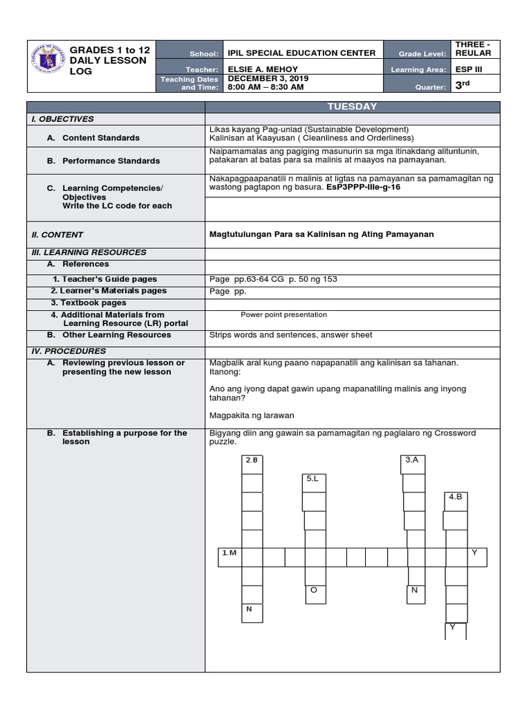 Lesson Plan Esp | PDF