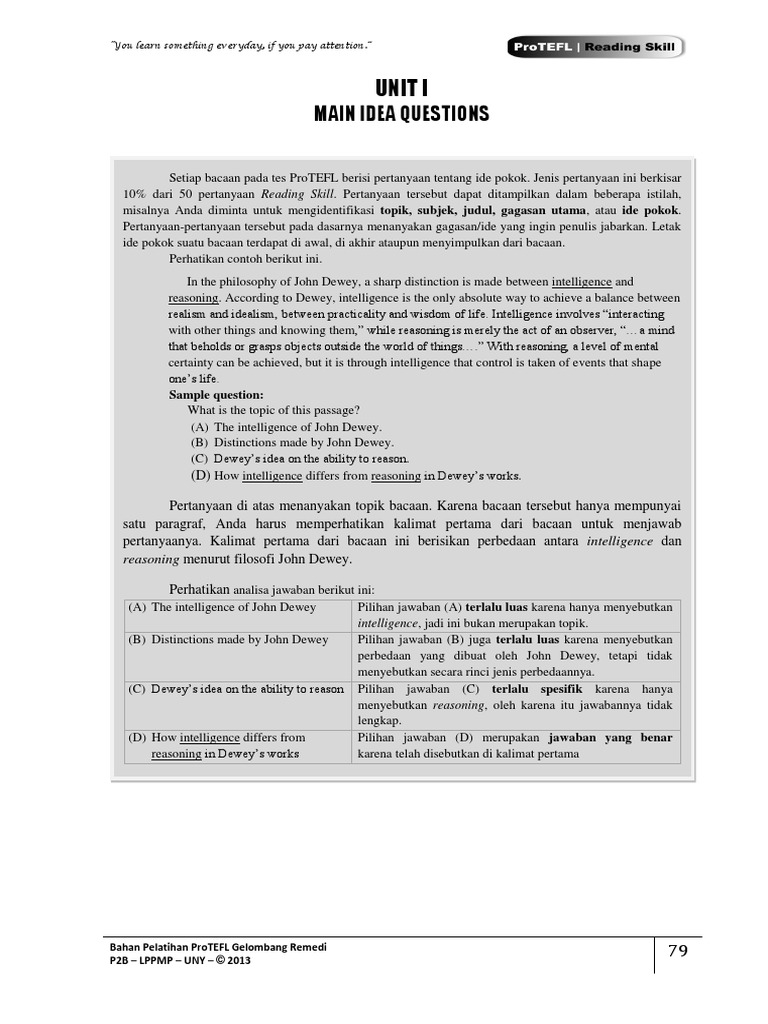 Materi Reading 4 | PDF