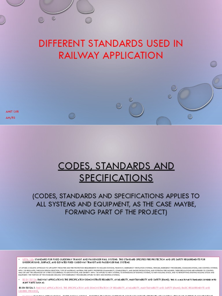 Railway Standards and Safety Regulations | PDF | Track (Rail Transport ...