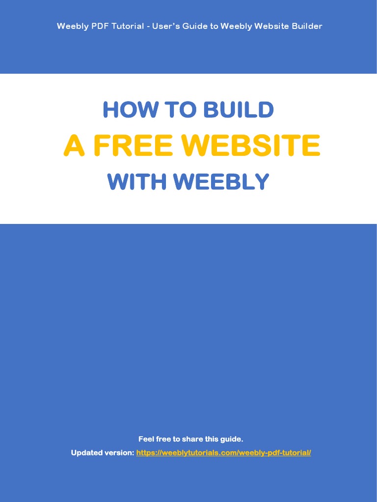 Weebly Pdf Tutorial Pdf Pdf Websites You Tube
