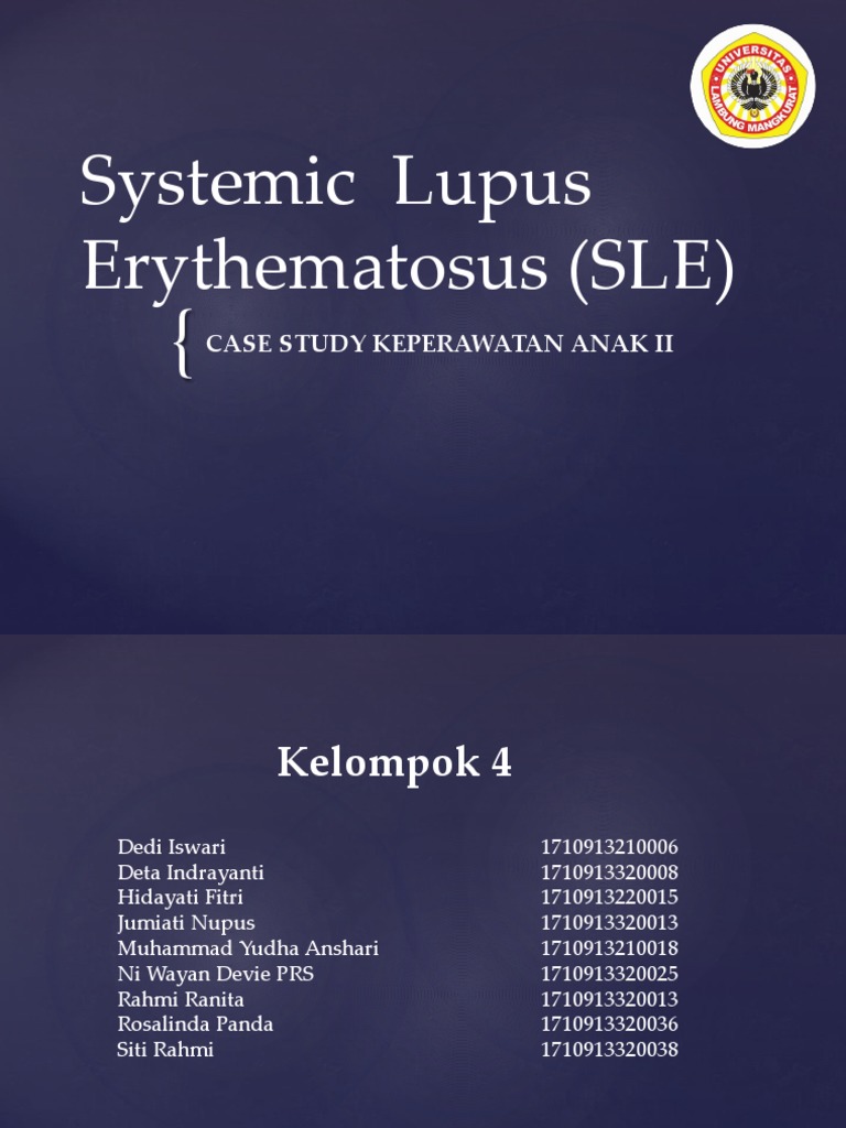 Systemic Lupus Erythematosus (SLE) . | PDF