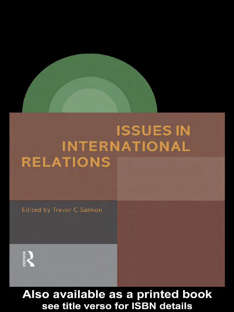 ISSUES in International Relations | PDF | Sovereign State | Sovereignty