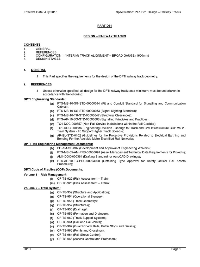 Design Railway Tracks Effective | PDF | Track (Rail Transport) | Rail ...