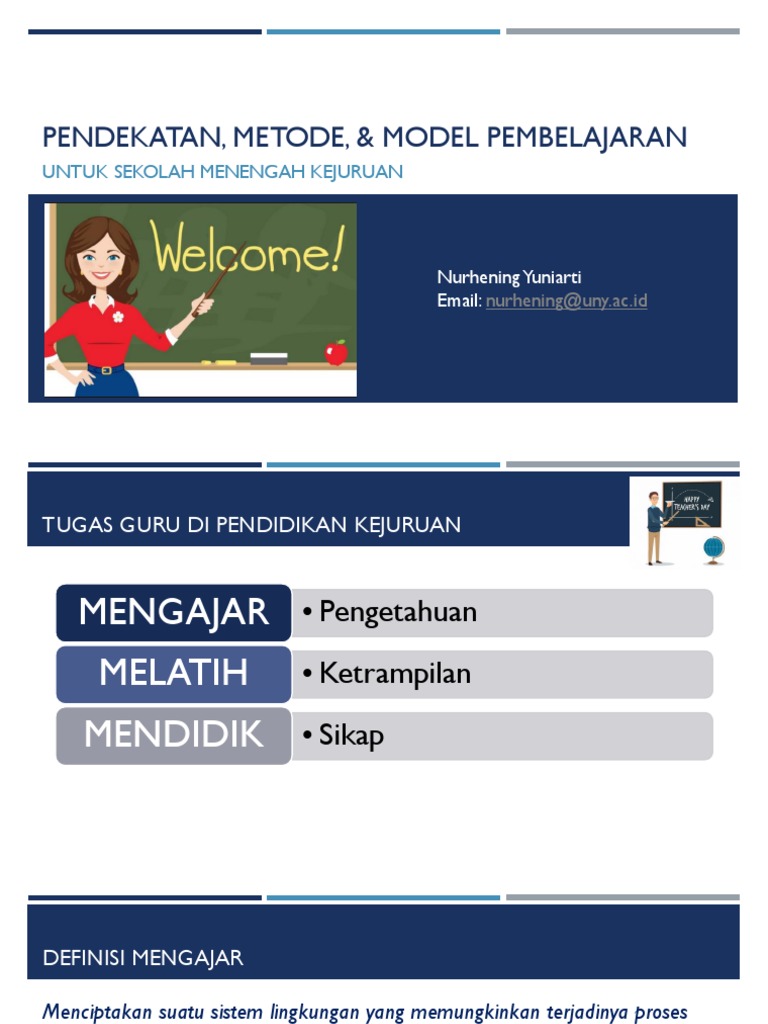 Strategi, Metode, Dan Model Pembelajaran | PDF
