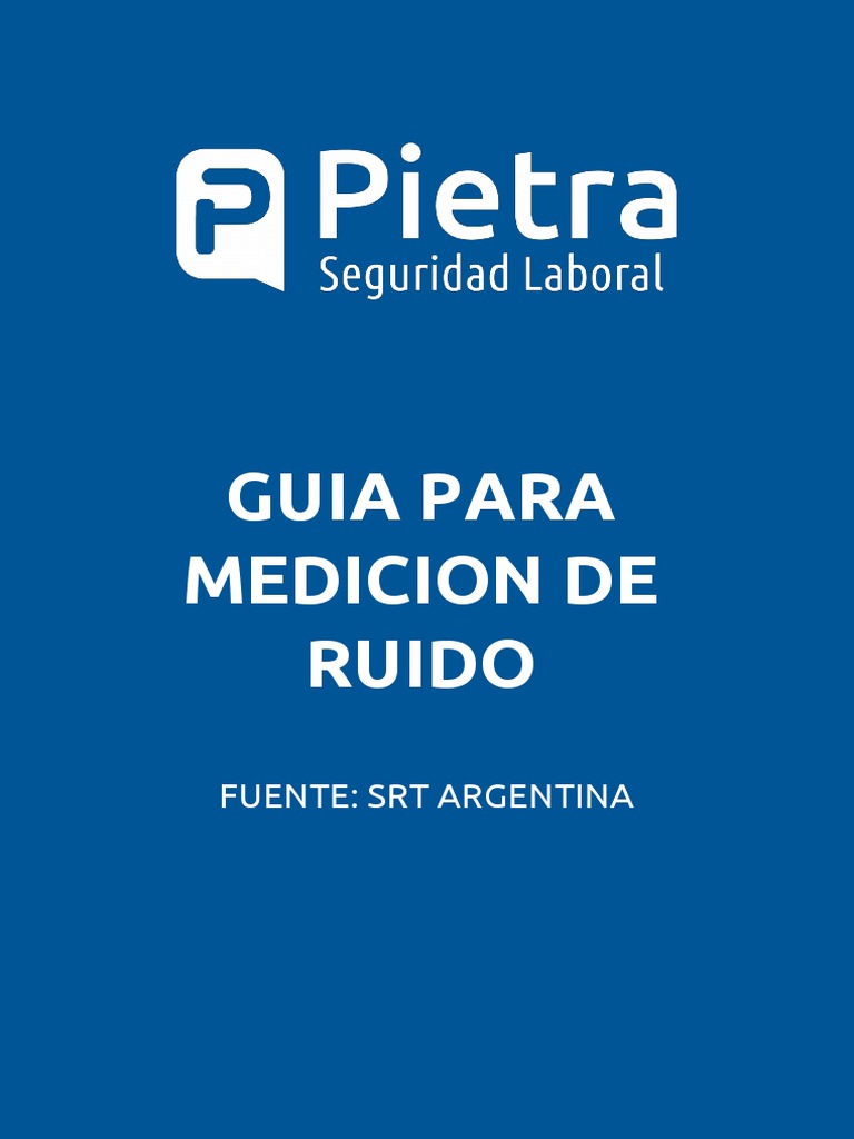 Guia para Medicion de Ruido (Resolucion 85-12) | PDF | Sonido | Decibel