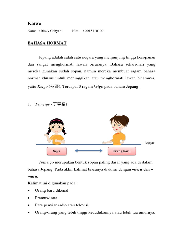 Kaiwa SONKEIGO | PDF