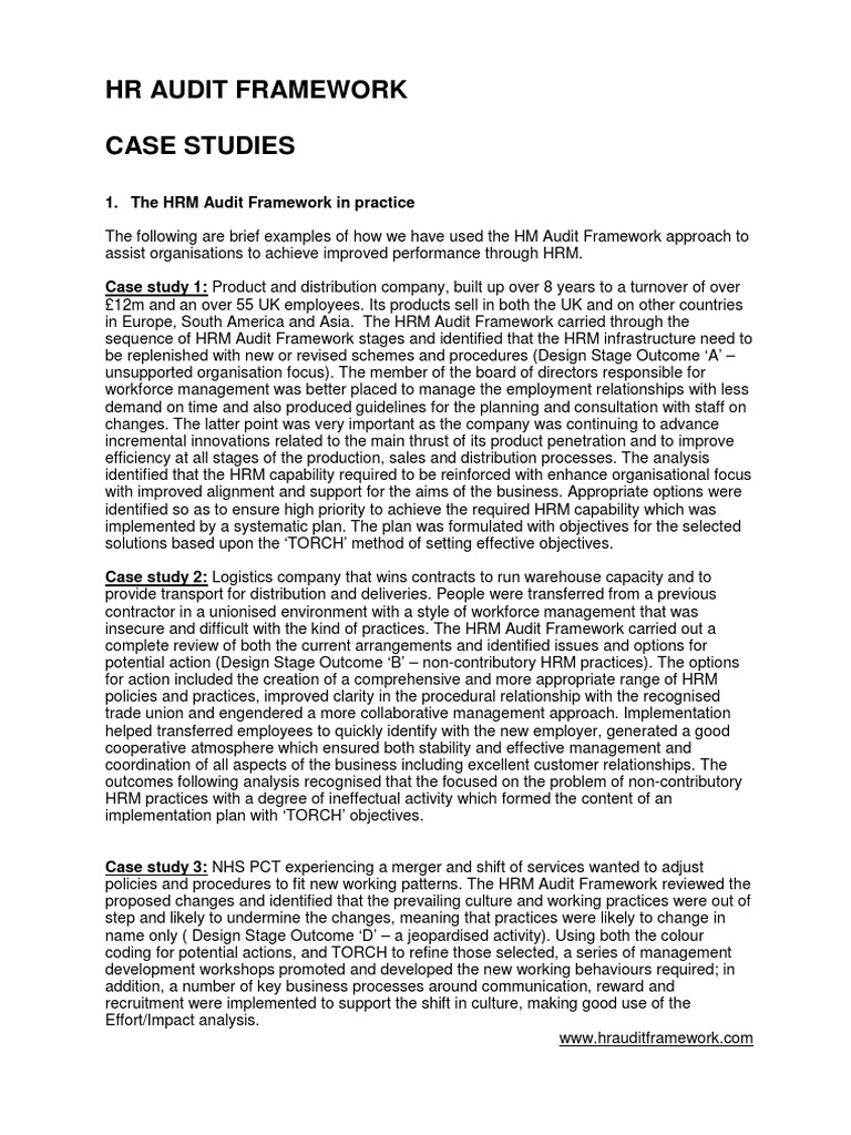 Casestudies 1 | PDF | Human Resource Management | Case Study