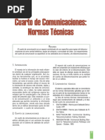 Norma Espacios Telecomunicaciones | PDF | Telecomunicación | Electricidad