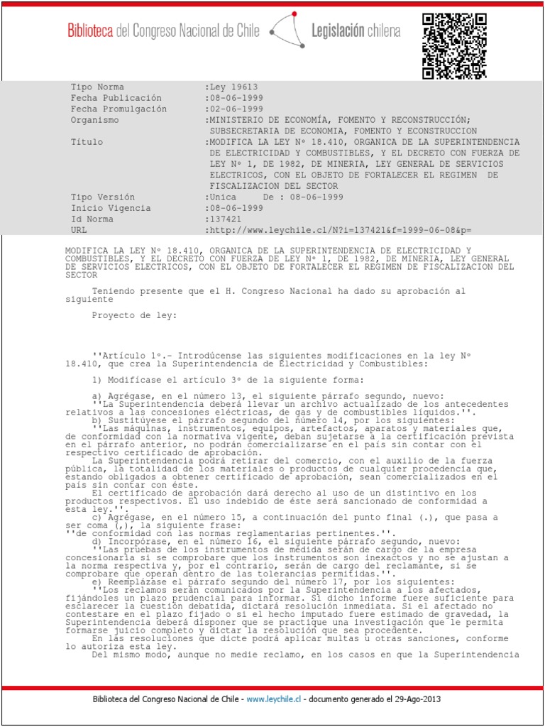 Ley 19613 PDF | PDF | Apelación | Regulación