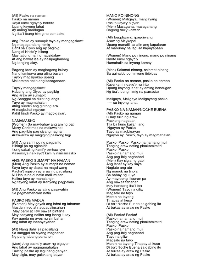 Ang Pasko Ay Sumapit | PDF