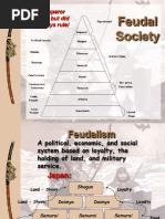 Feudal Hierarchy of Medieval Japan | PDF | Shogun | Samurai