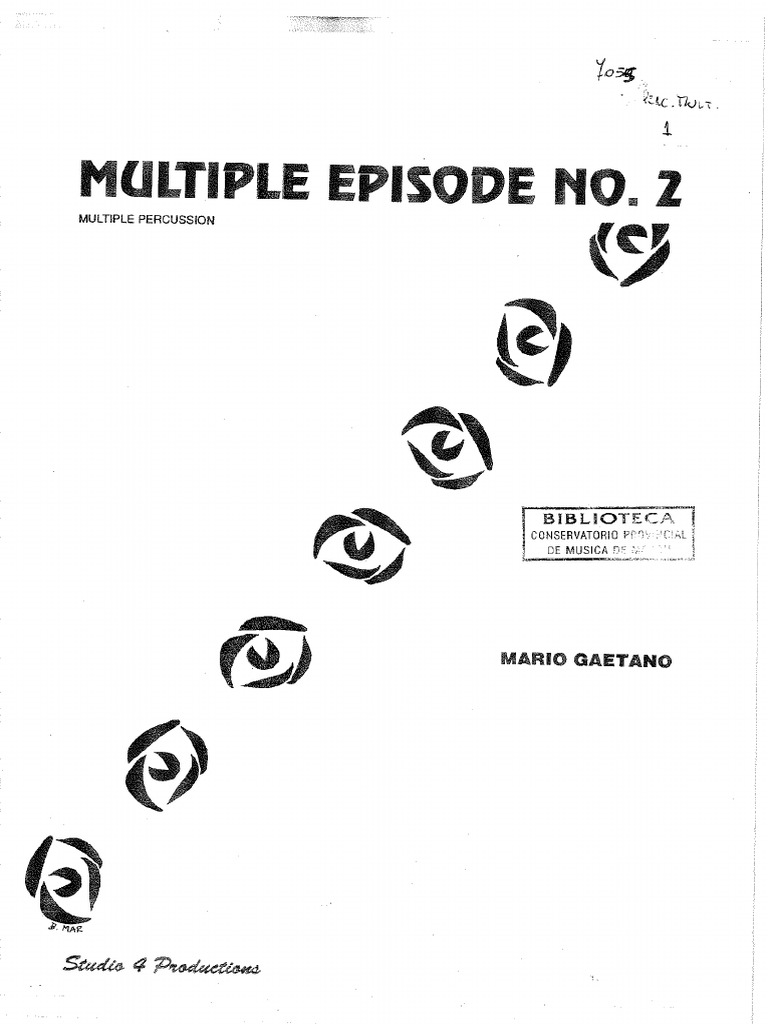 Mario Gaetano - Multiple Episode N°2 | PDF