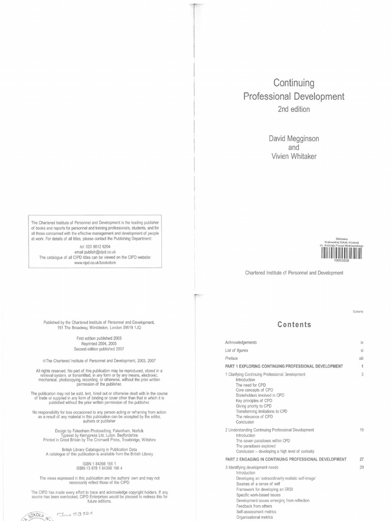 Exploring Continuing Professional Development Pdf