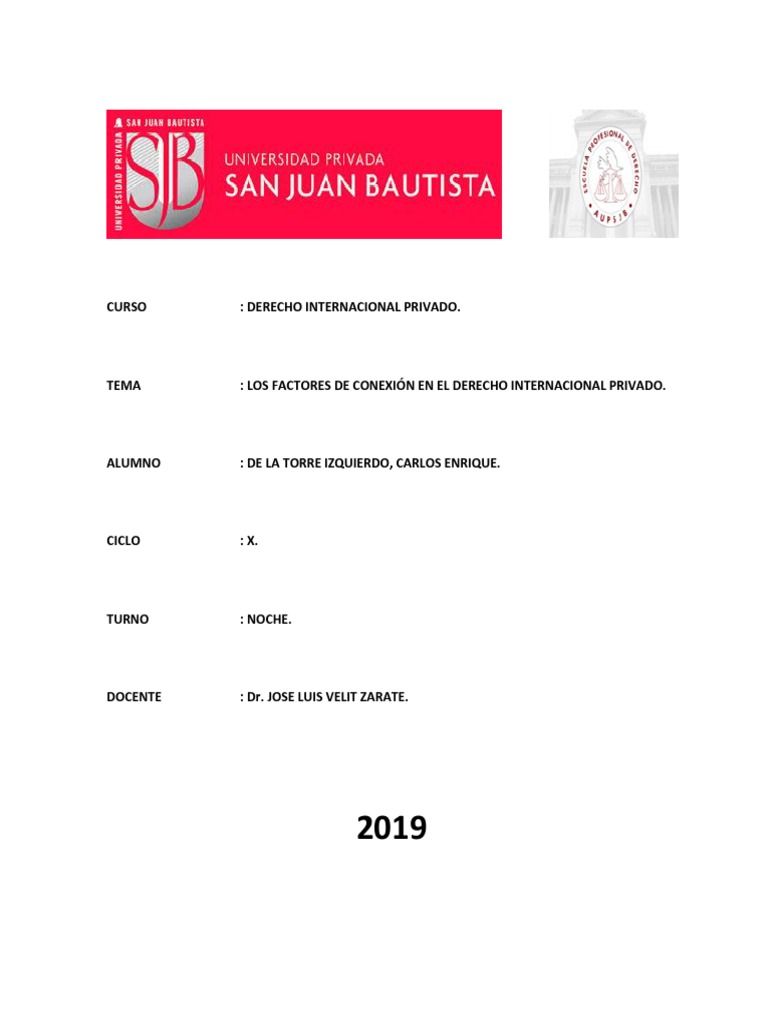 Factores de Conexion Docente DR Jose Luis Velit Zarate | PDF ...