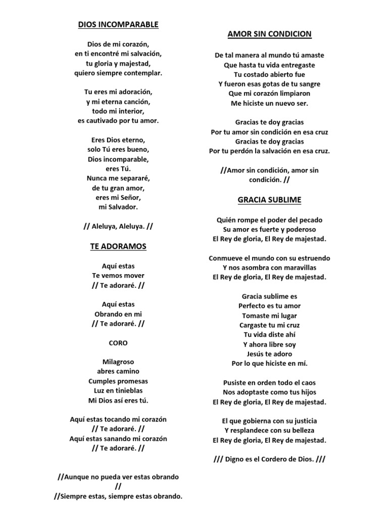 Dios Incomparable | PDF | Religión y creencia