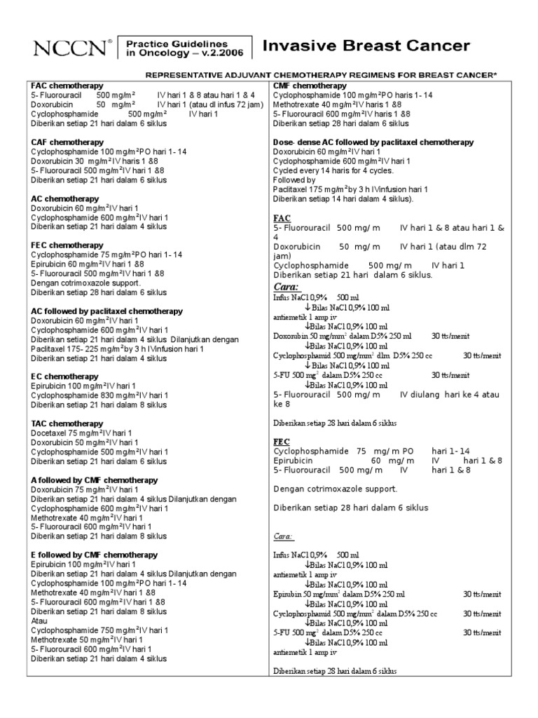 Bukupin Protokol Kemo | PDF