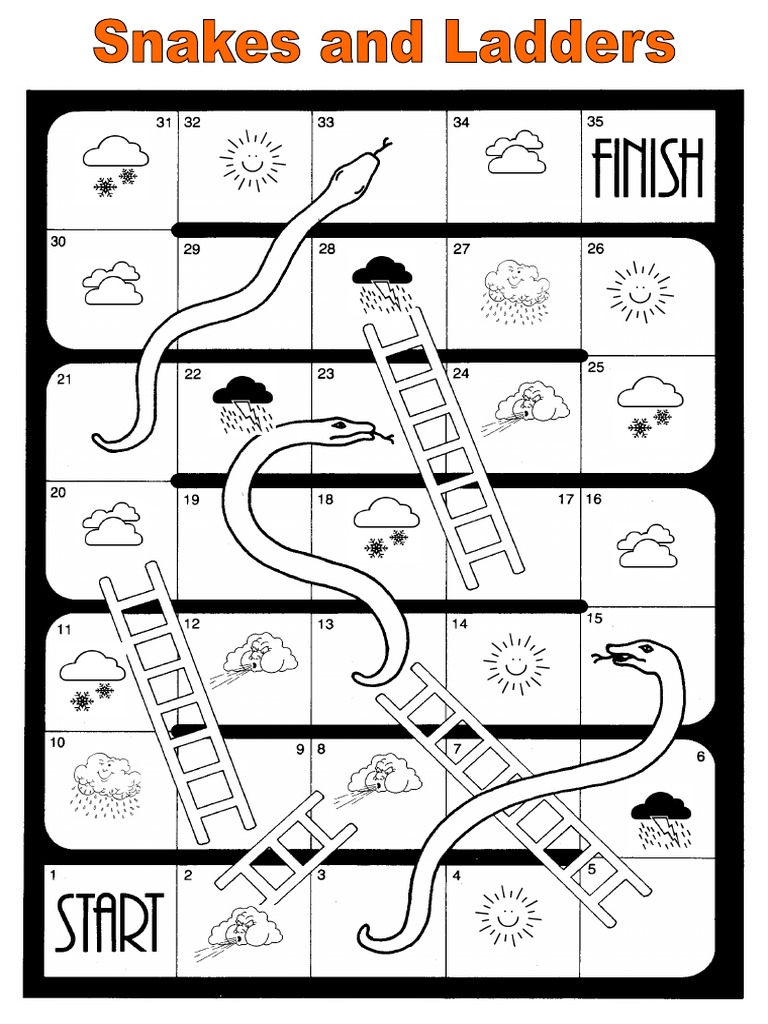 Weather Snakes and Ladders | PDF